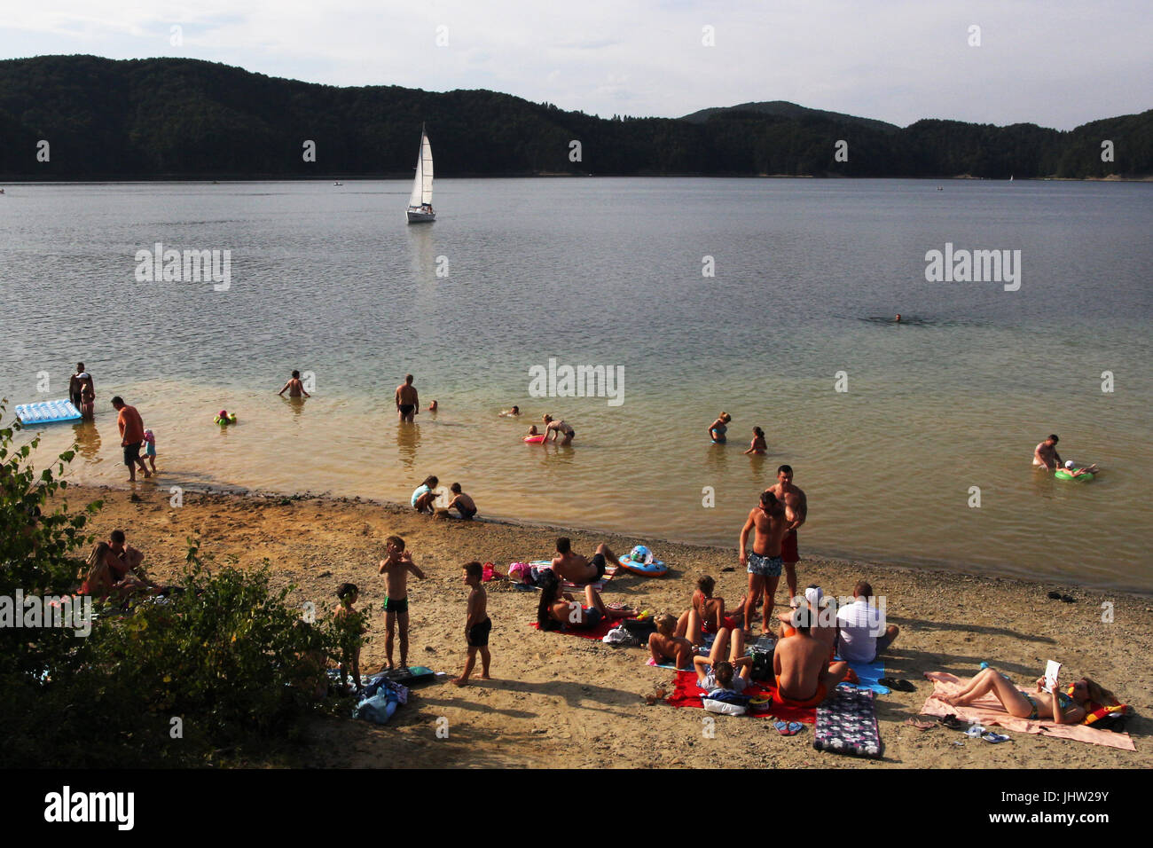 Polańczyk, Solina-See, Polen Stockfotografie - Alamy