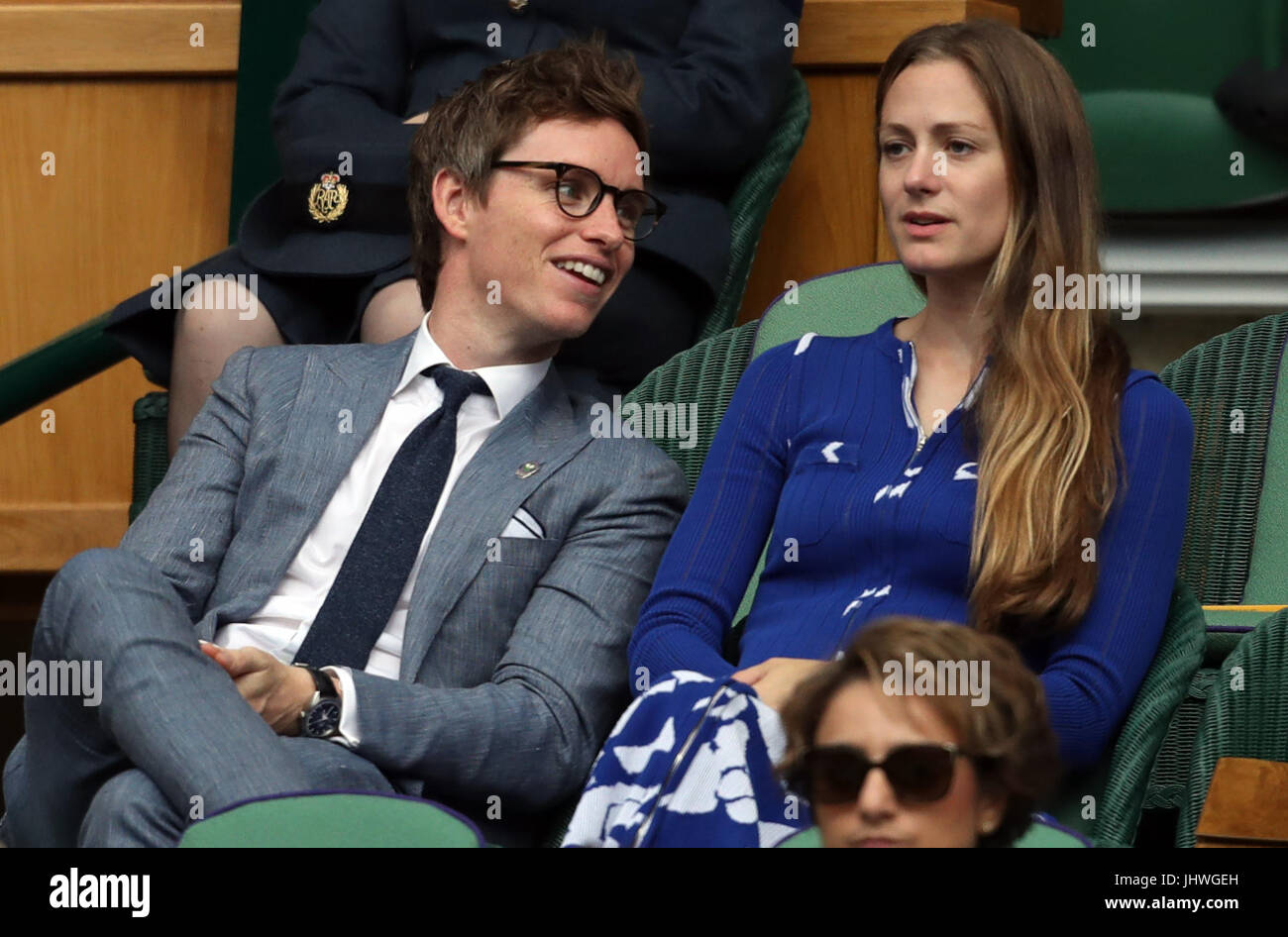 Eddie Redmayne und seiner Frau Hannah in der royal Box am Tag 13 der ...