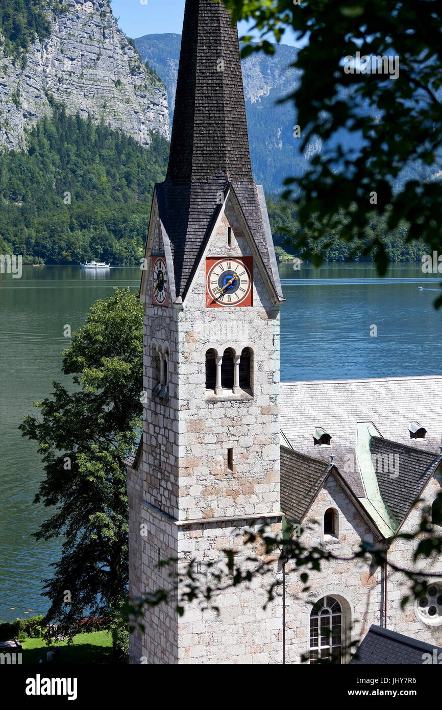 Hallstatt, Pfarrkirche, Hallst? Ttersee, Oberösterreich, Österreich ...