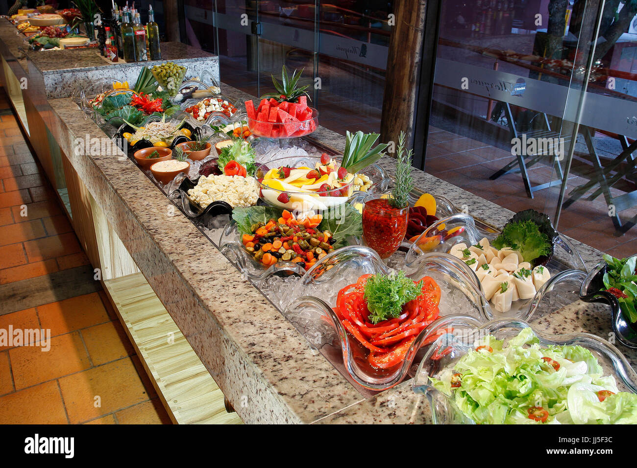 Brazil buffet food restaurant -Fotos und -Bildmaterial in hoher ...