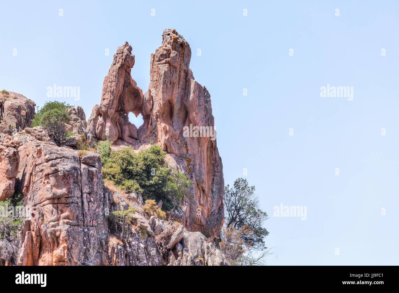 Le Coeur, Calanques de Piana, Piana, Korsika, Frankreich ...
