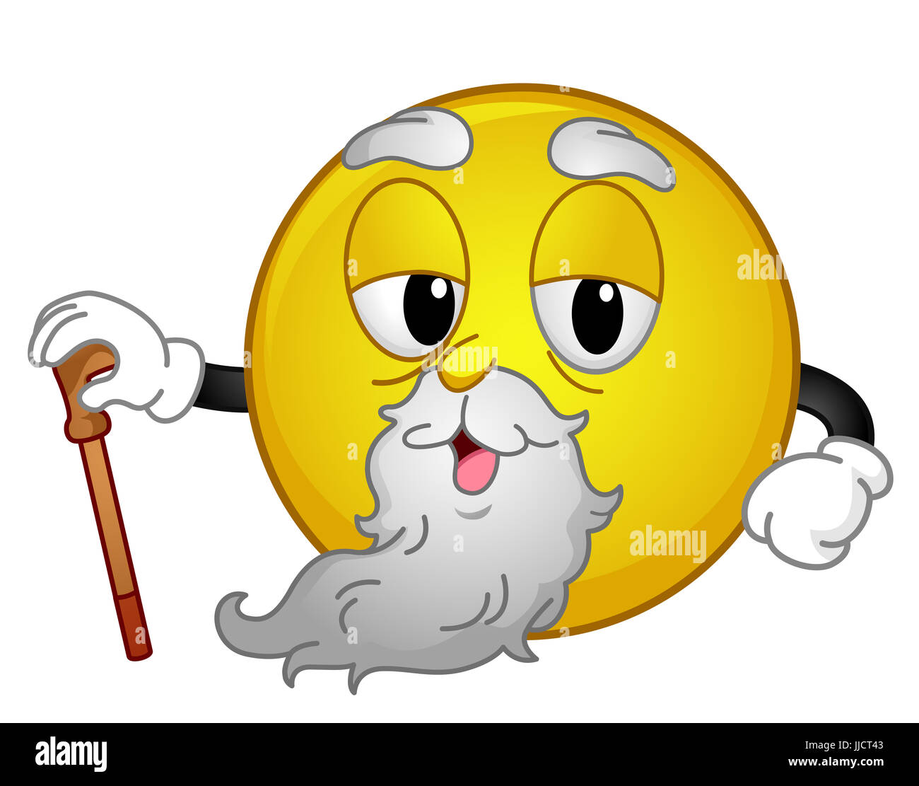Grandpa Cartoon Illustration Stockfotos und -bilder Kaufen - Alamy