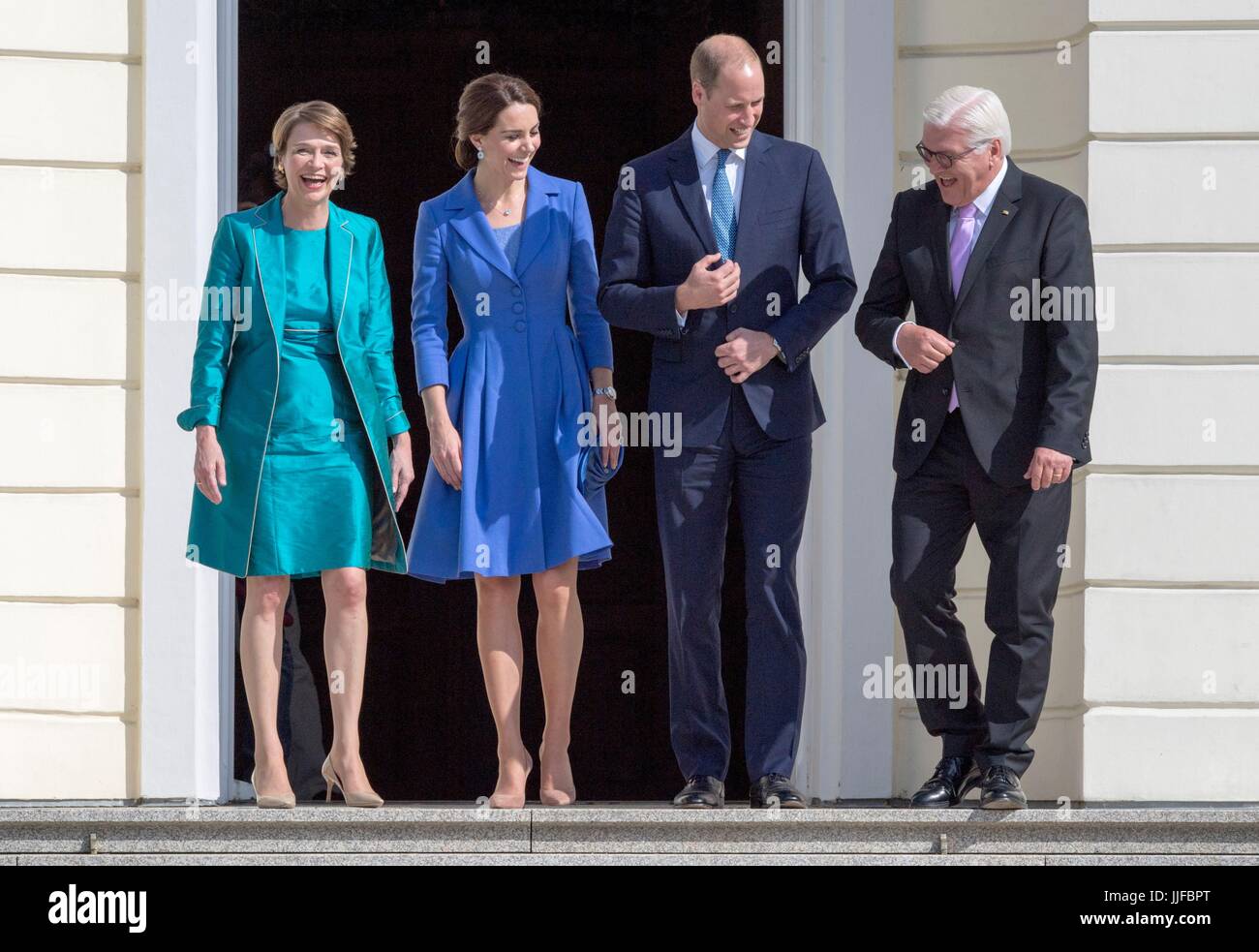 Der Herzog und die Herzogin von Cambridge treffen Bundespräsident von Deutschland Frank-Walter ...