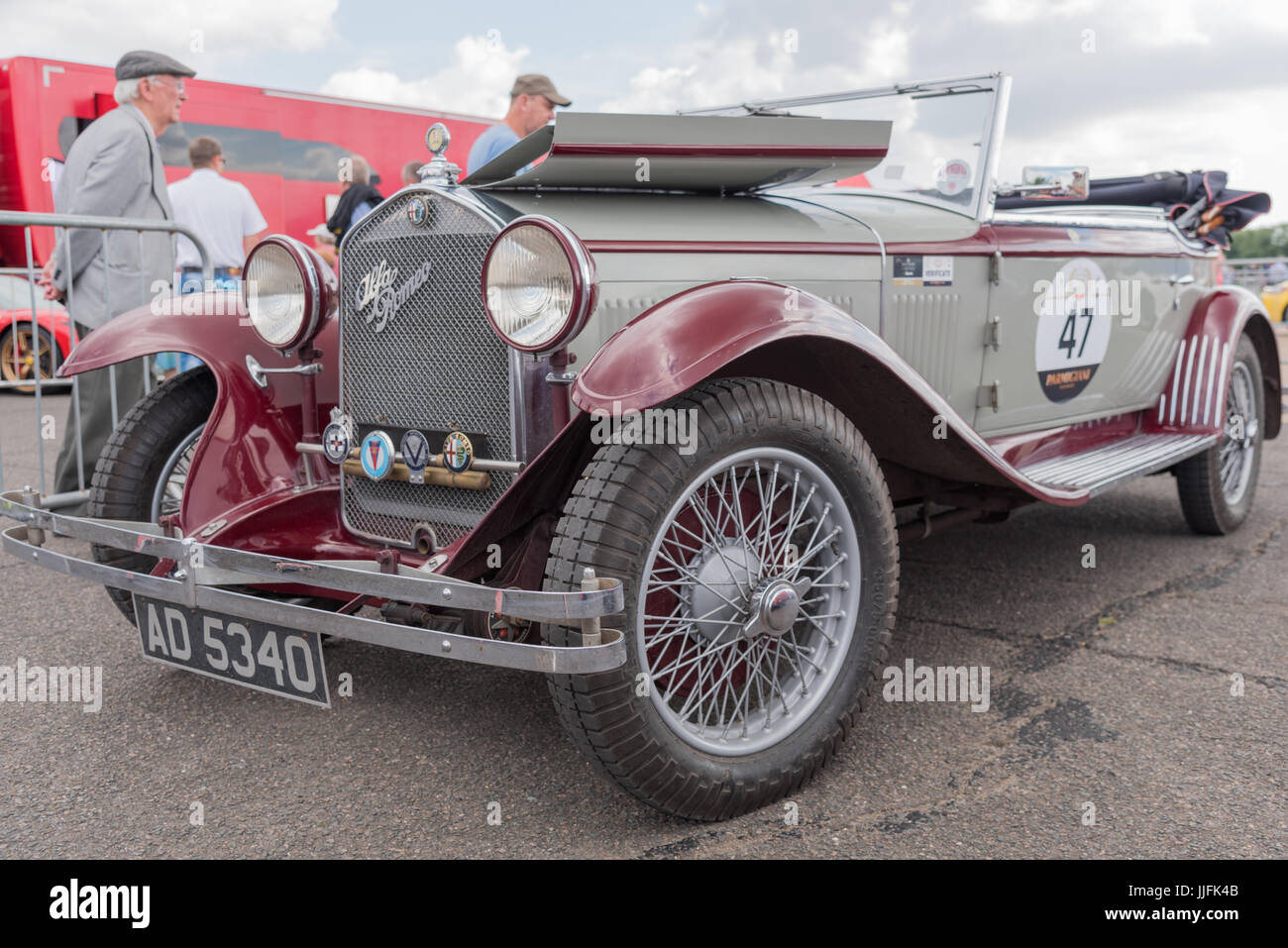 Oldtimer Alfa Romeo Stockfotografie - Alamy
