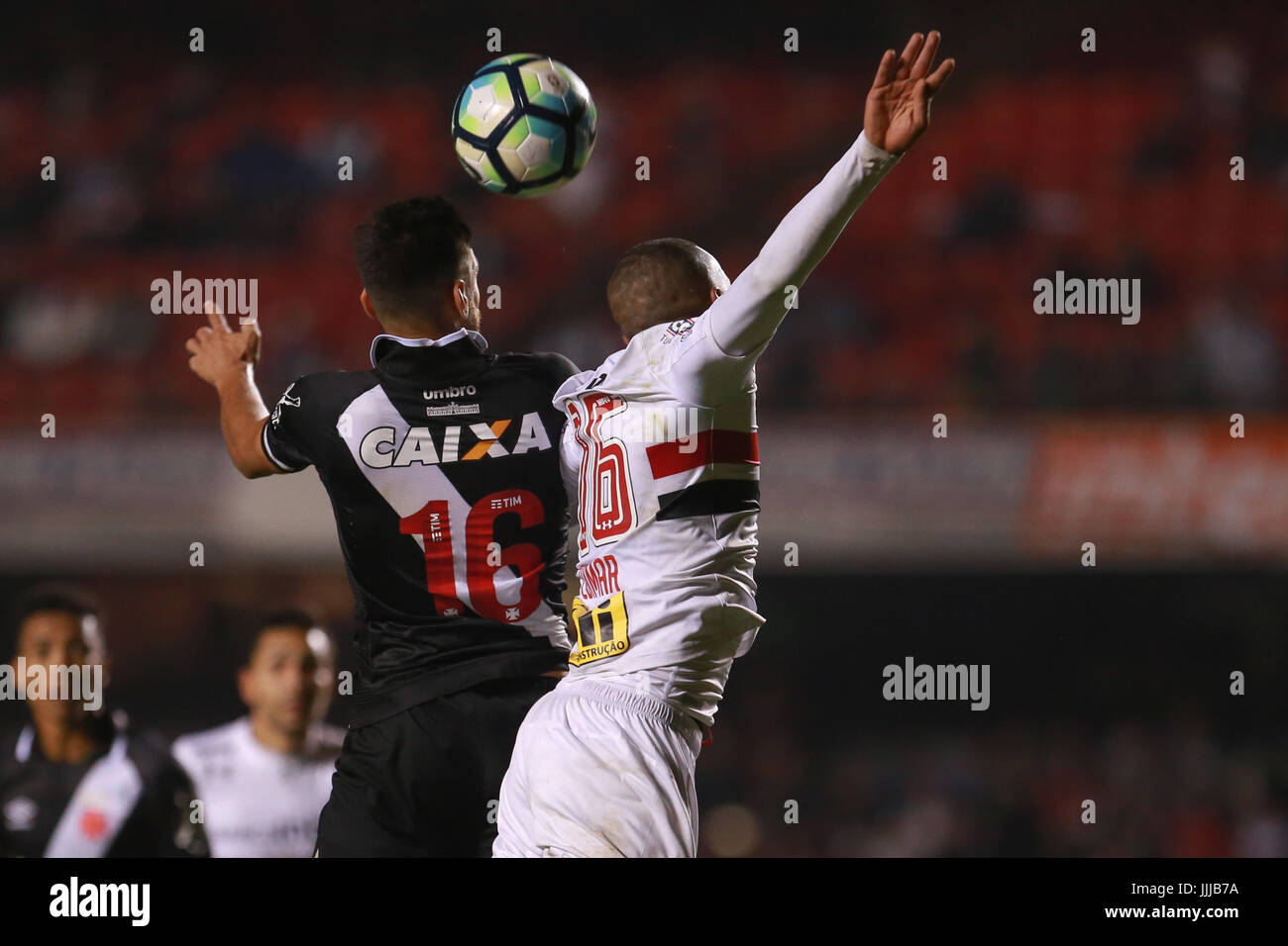 Sao Paulo, Brasilien. 19. Juli 2017. Guilherme und Edmar während des ...