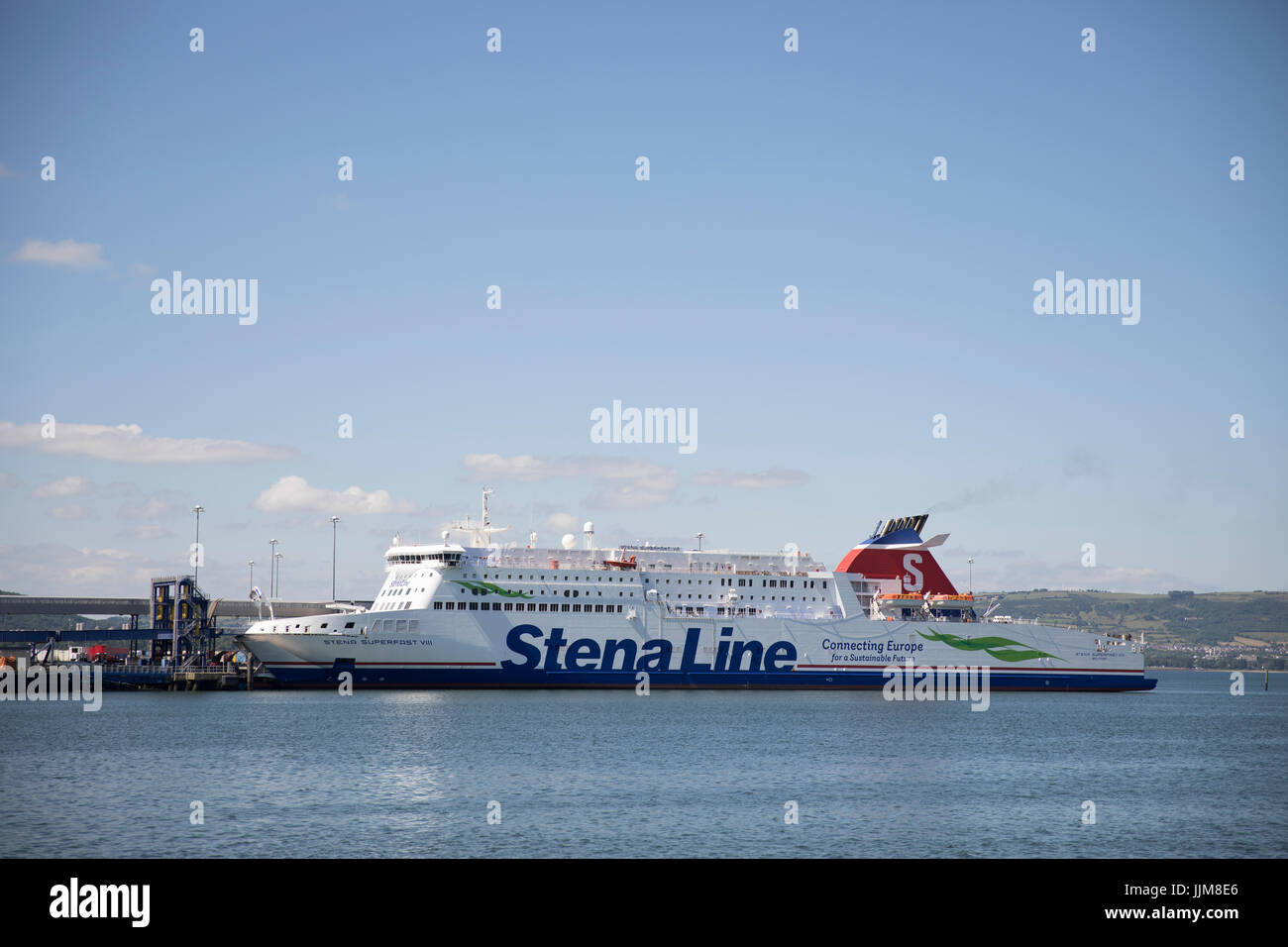 Stena Line Fähren Abholer in Belfast, Stenaline Superfast VII ...