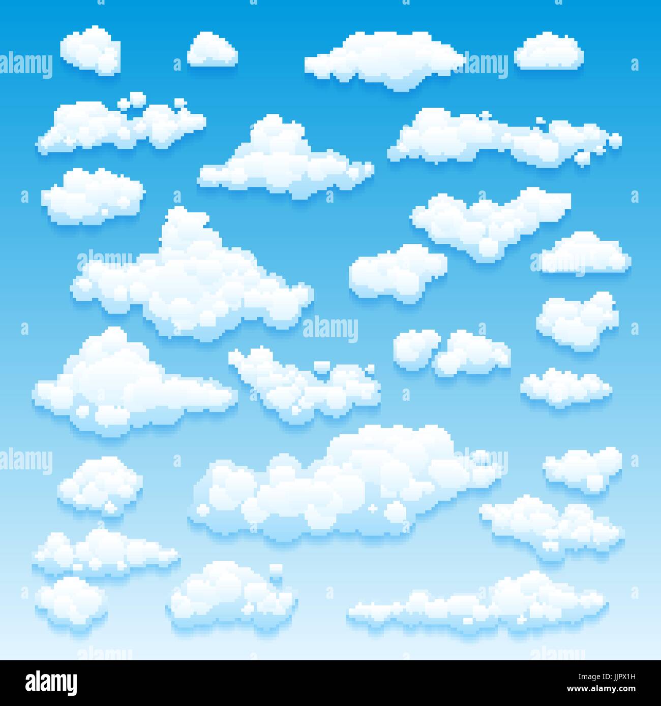 Cartoon Wolken Achtergrond