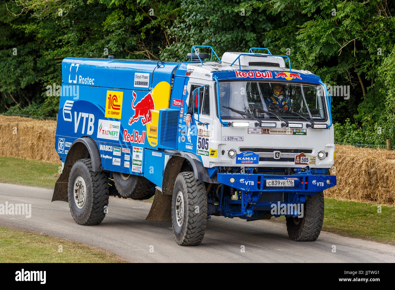 2017 Kamaz T4 Dakar Rallye LKW mit Fahrer Ayrat Mardeev auf die 2017 ...