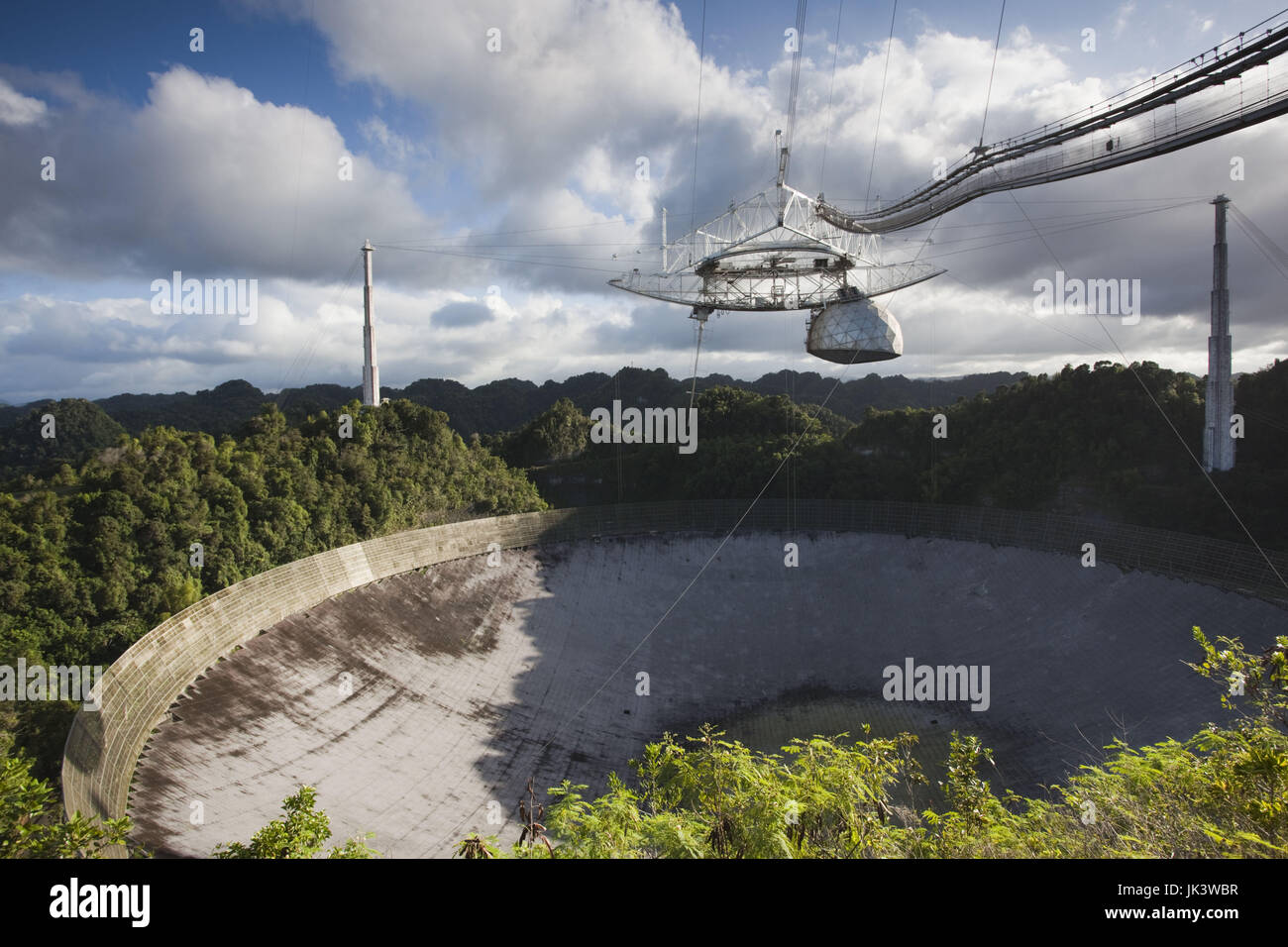 Puerto Rico, Nordküste, Arecibo, Arecibo-Observatorium, weltweit größte ...