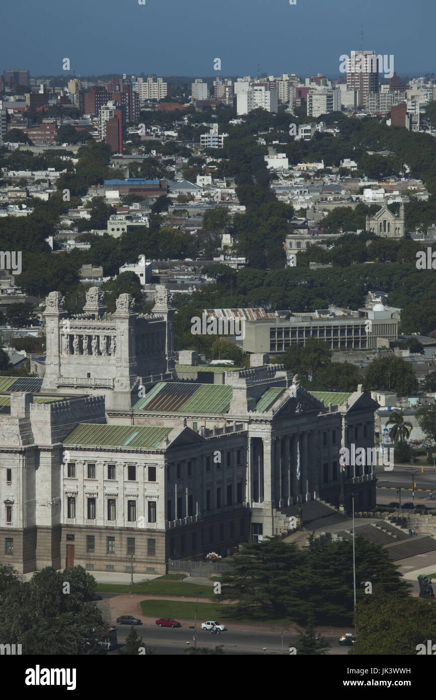 Uruguay, Montevideo, Palacio Legislativo, Regierungsgebäude vom Turm ...