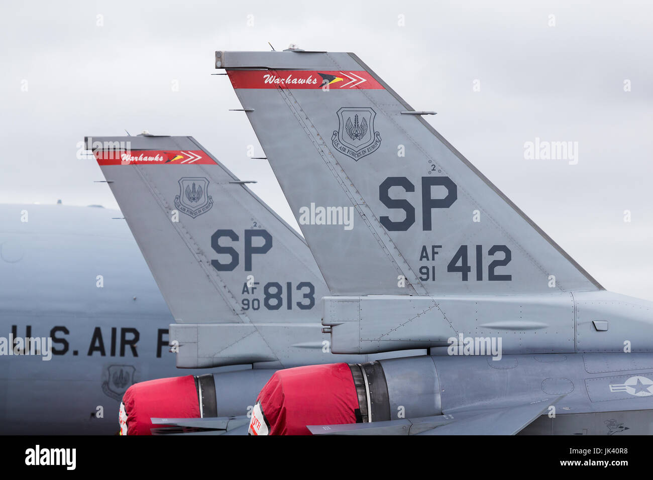 F-16 C von der USAF auf 2017 Royal International Air Tattoo am Royal ...