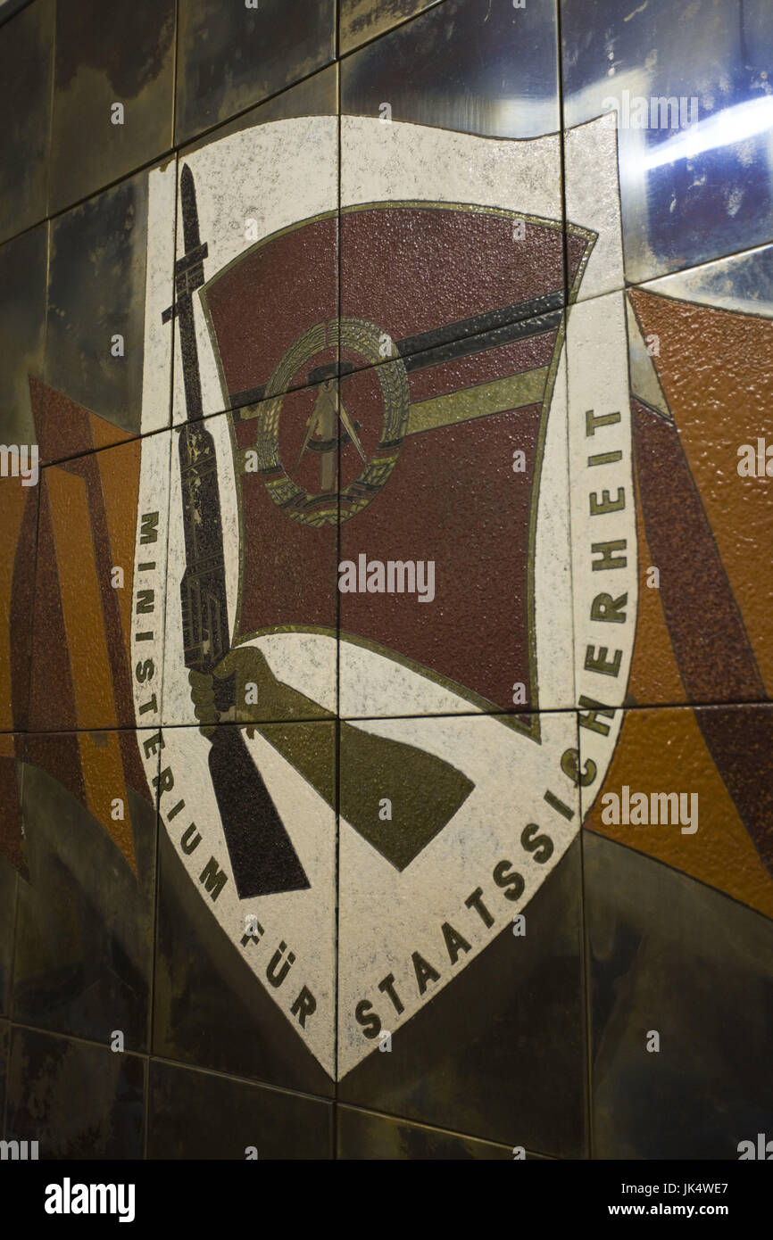 Deutschland, Sachsen, Leipzig, Stasi Geheimpolizei-Museum, Stasi ...