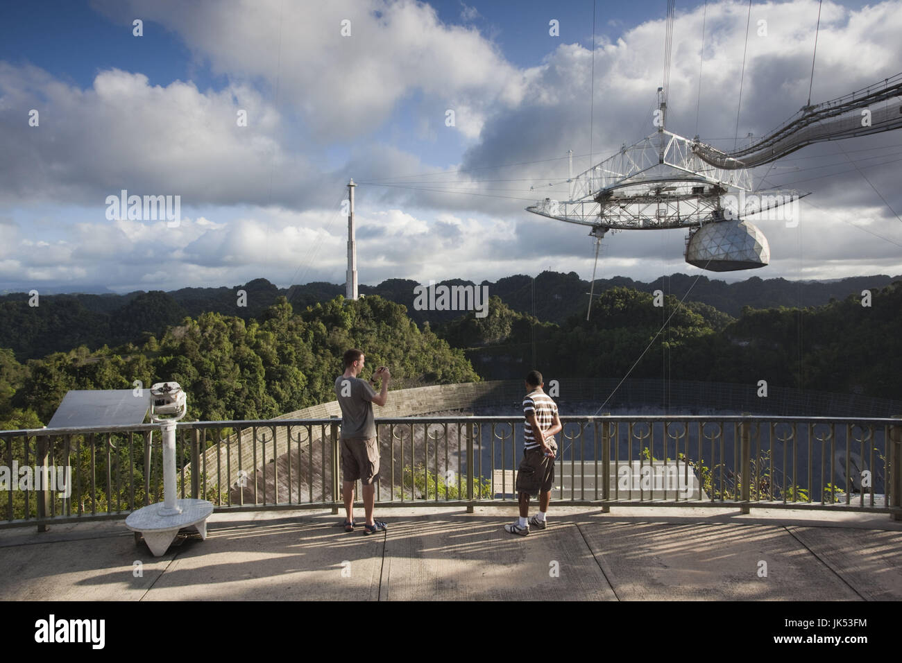 Puerto Rico, Nordküste, Arecibo, Arecibo-Observatorium, weltweit größte ...