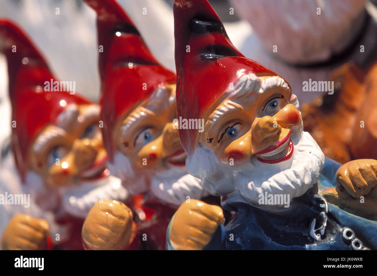Leer, Gartenzwerge, Detail Europa, Tschechische Republik, Tschechei ...
