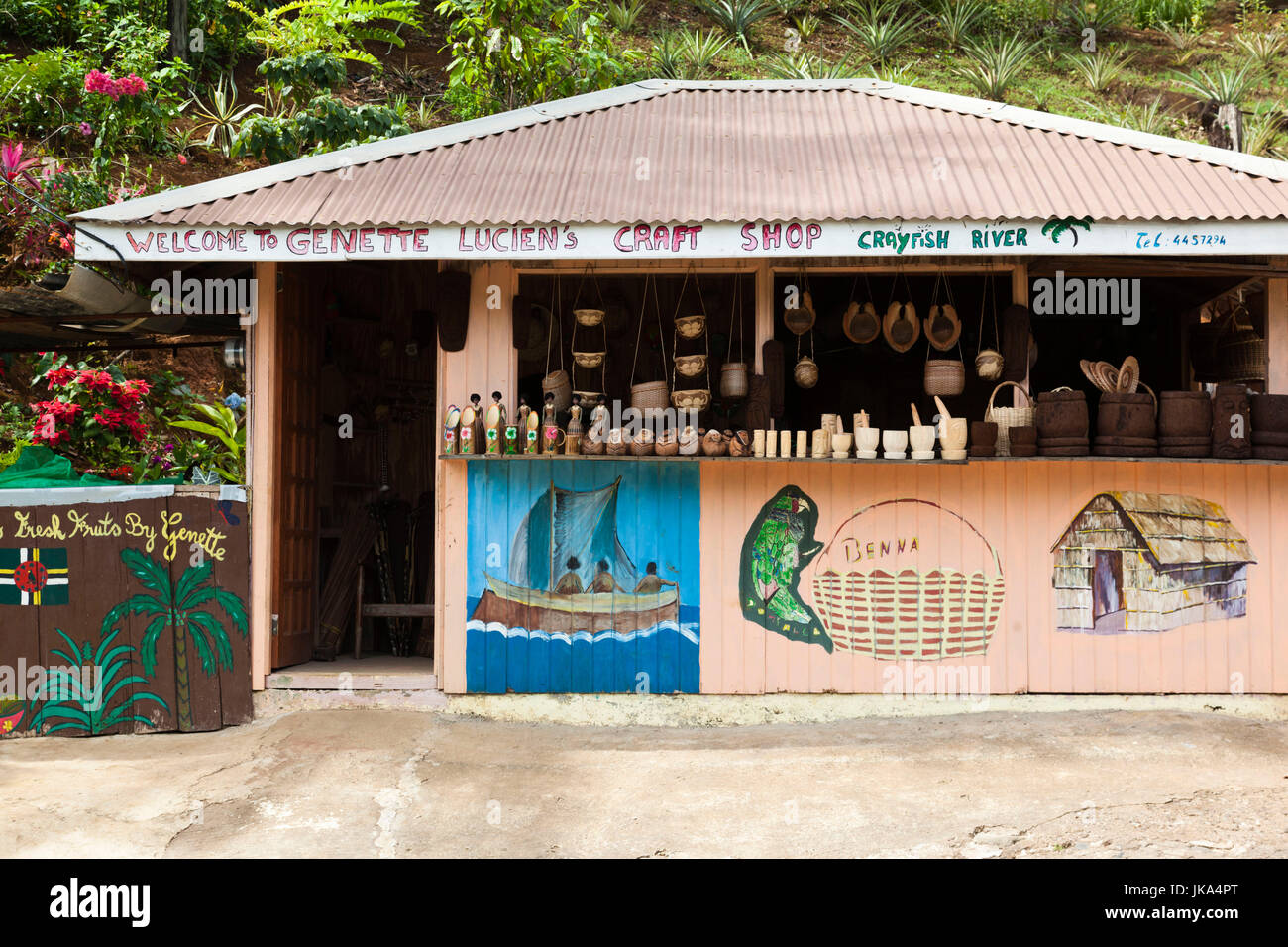 West Indies Caribbean Dominica Carib Stockfotos & West Indies Caribbean ...