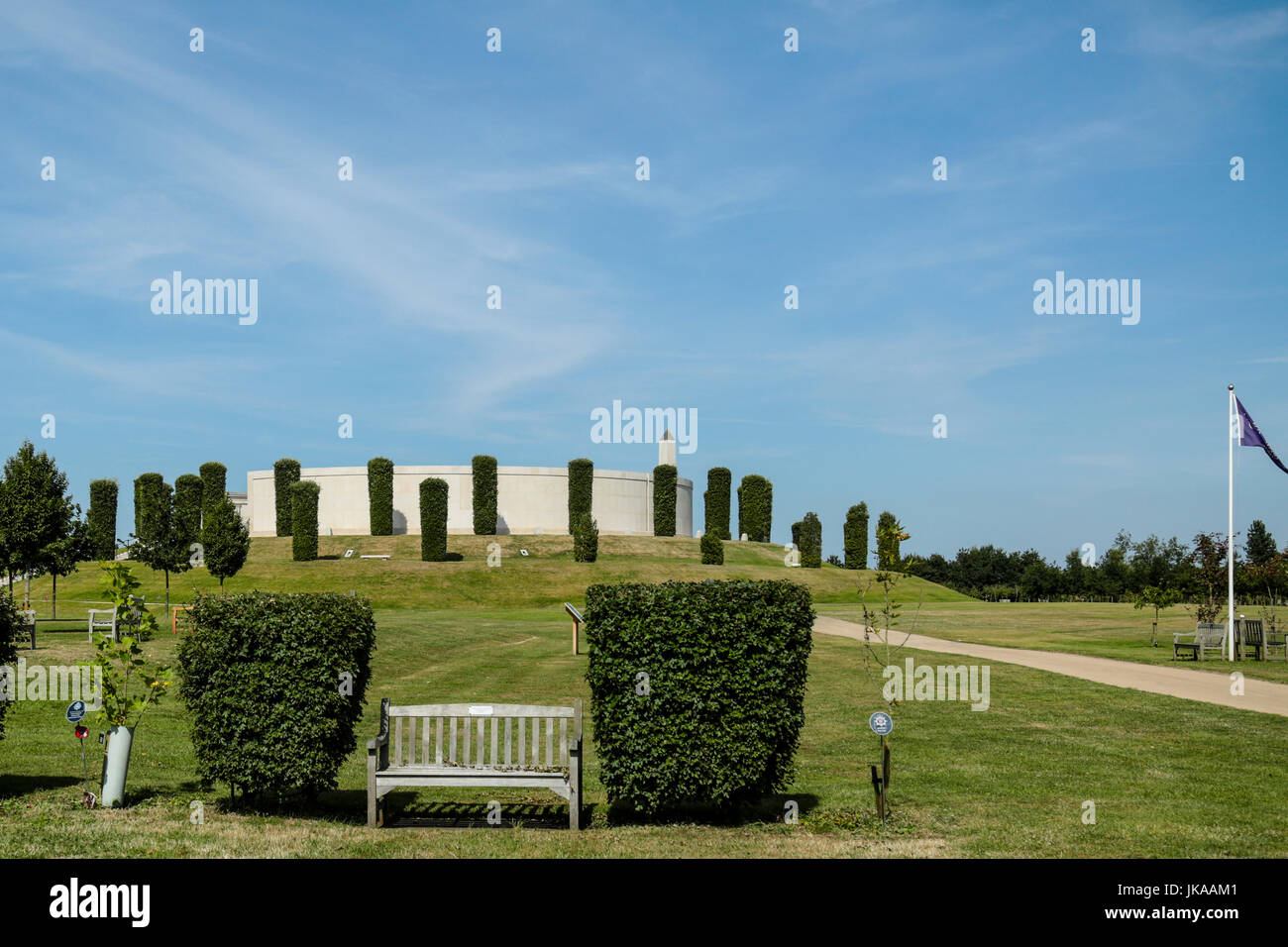 Das National Memorial Arboretum in Alrewas, Staffordshire ...
