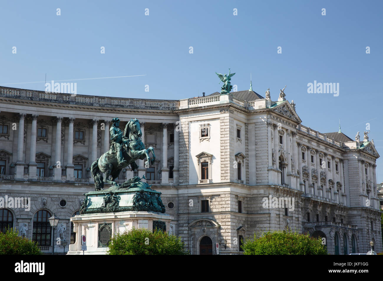 Österreich, Wien, Hofburg Palast, Heldenplatz (Heldenplatz) mit ...