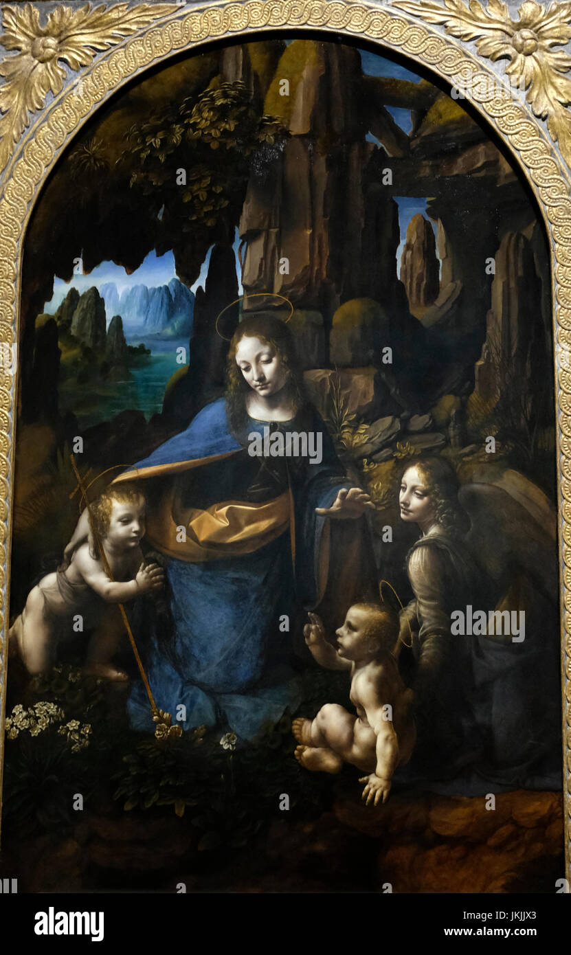 Jungfrau Der Felsen Da Vinci Stockfotos und -bilder Kaufen - Alamy