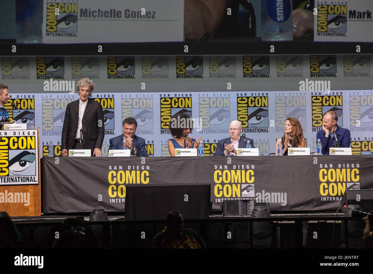 23. Juli 2017 - San Diego, USA - Comic Con hüllt letzte Halle H Panel mit Stern Peter Capaldi ...