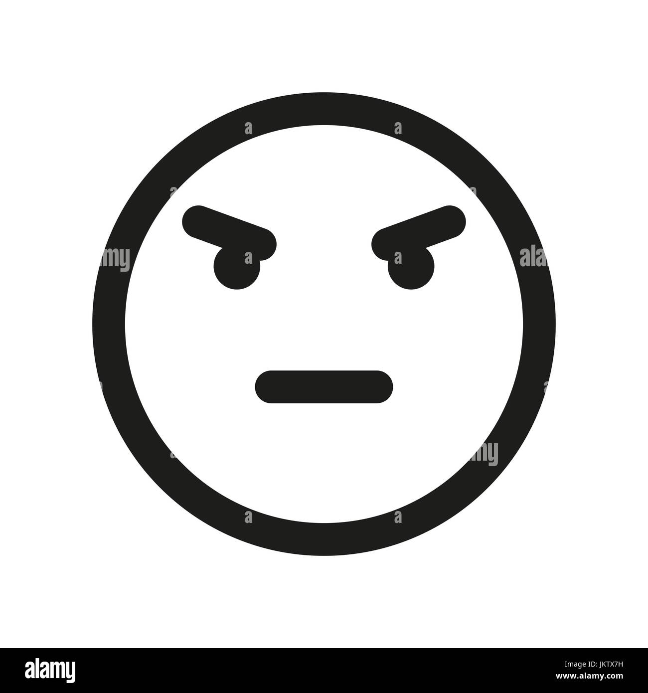 Aggressive smiley Ausgeschnittene Stockfotos und -bilder - Alamy