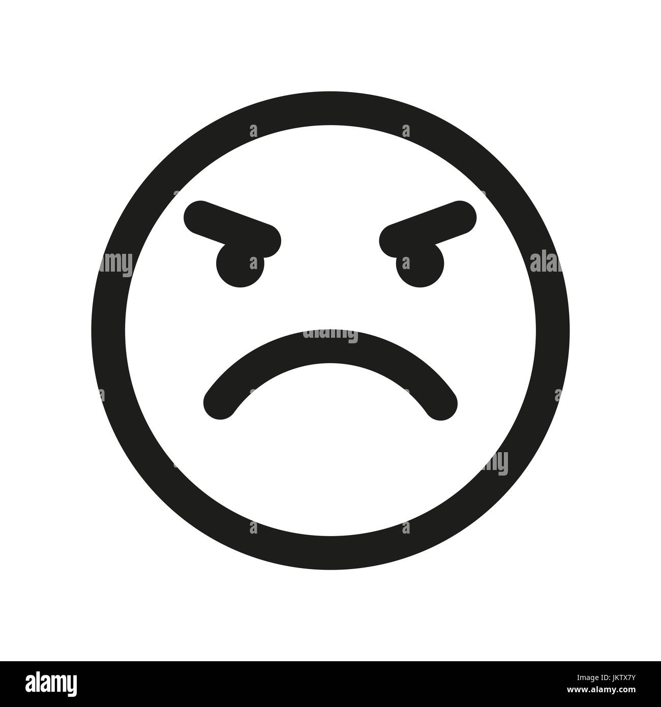 Aggressive smiley Ausgeschnittene Stockfotos und -bilder - Alamy