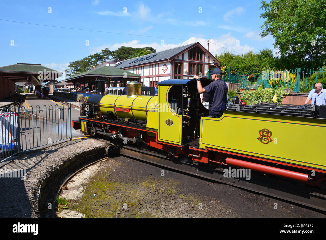 Northern Rock Train Laal Ratty Linie seitens der Ravenglass and Eskdale ...