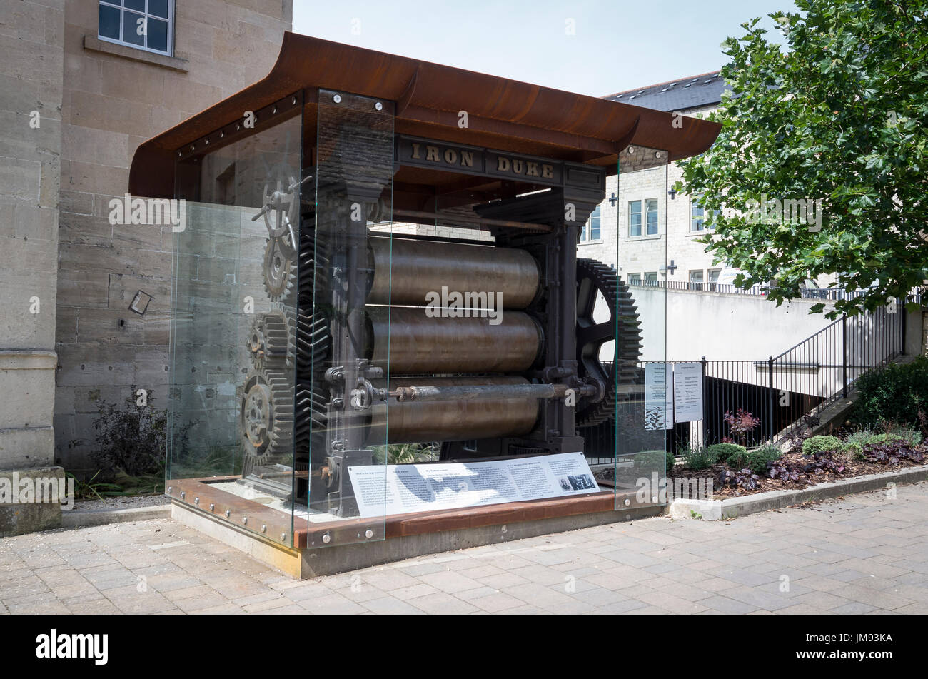 Eine historische Industriemaschine The Iron Duke Relikt der alten ...