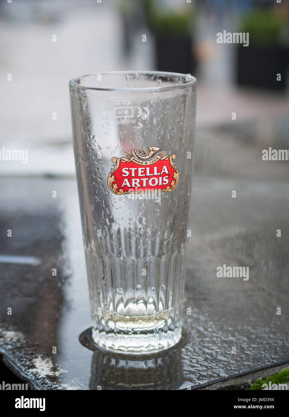 Stella artois in einem glas -Fotos und -Bildmaterial in hoher Auflösung ...