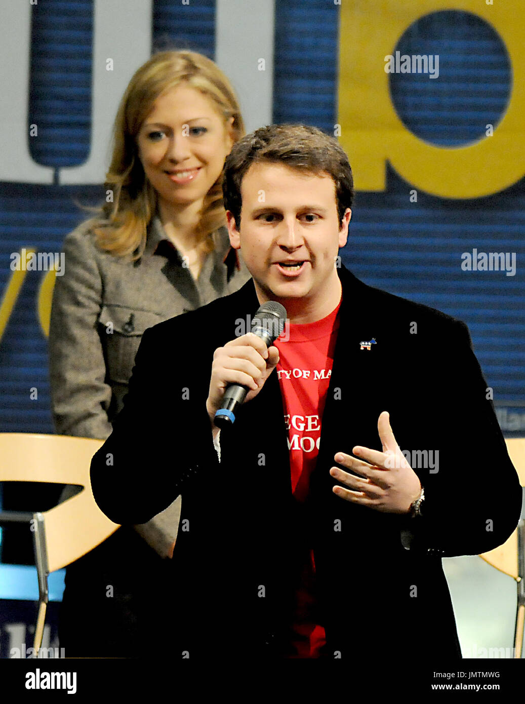 College Park, MD - führt 10. Februar 2008--Jonathan Sachs, Präsident der University of Maryland ...