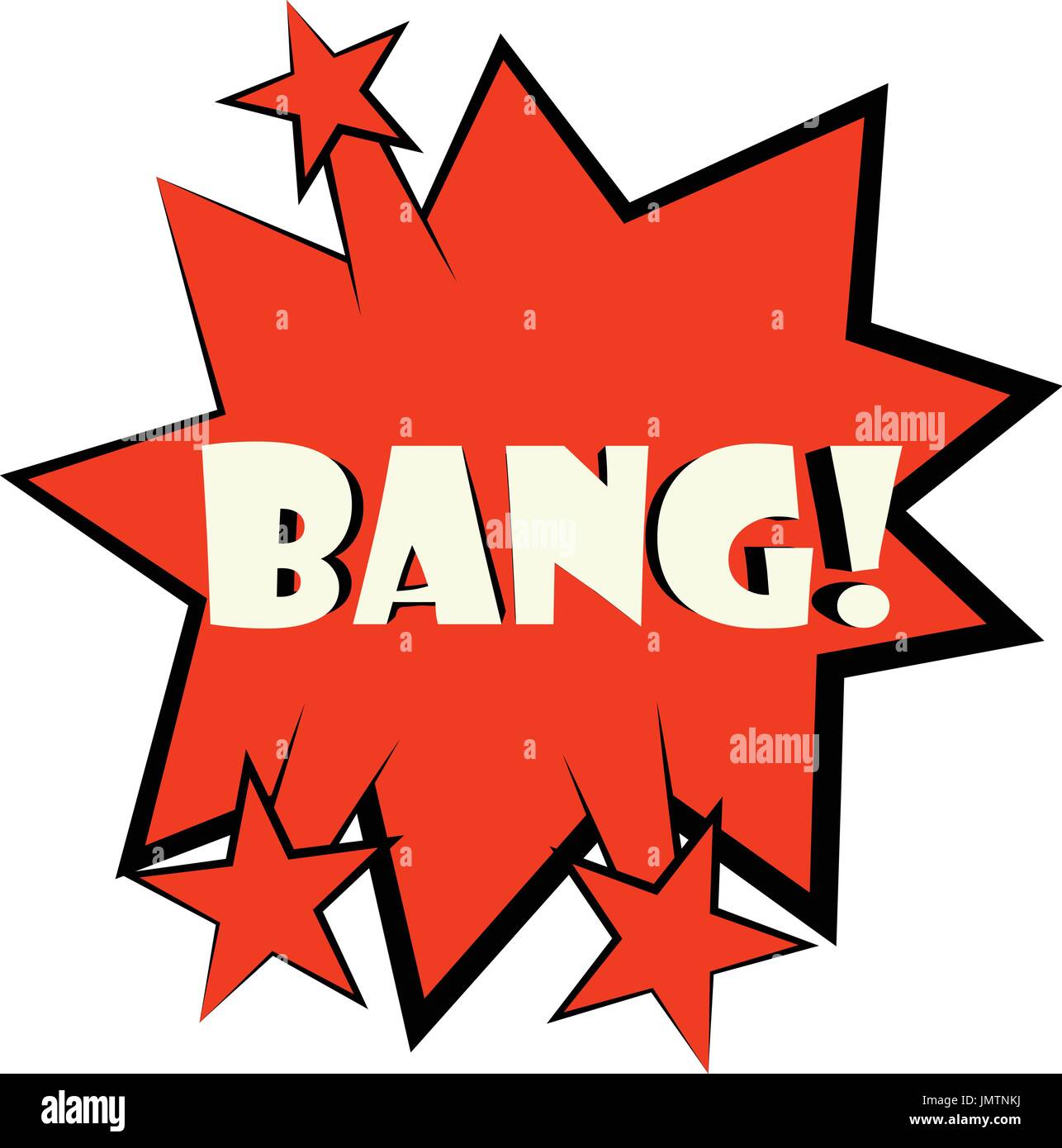 Knall Explosion Soundeffekt Symbol, Cartoon-Stil Stock-Vektorgrafik - Alamy