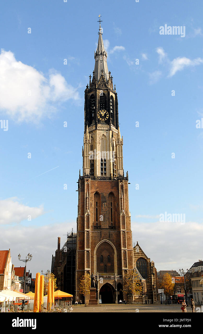 Delft, Niederlande - 5. November 2007--der Nieuwe Kerk (neue Kirche) in ...