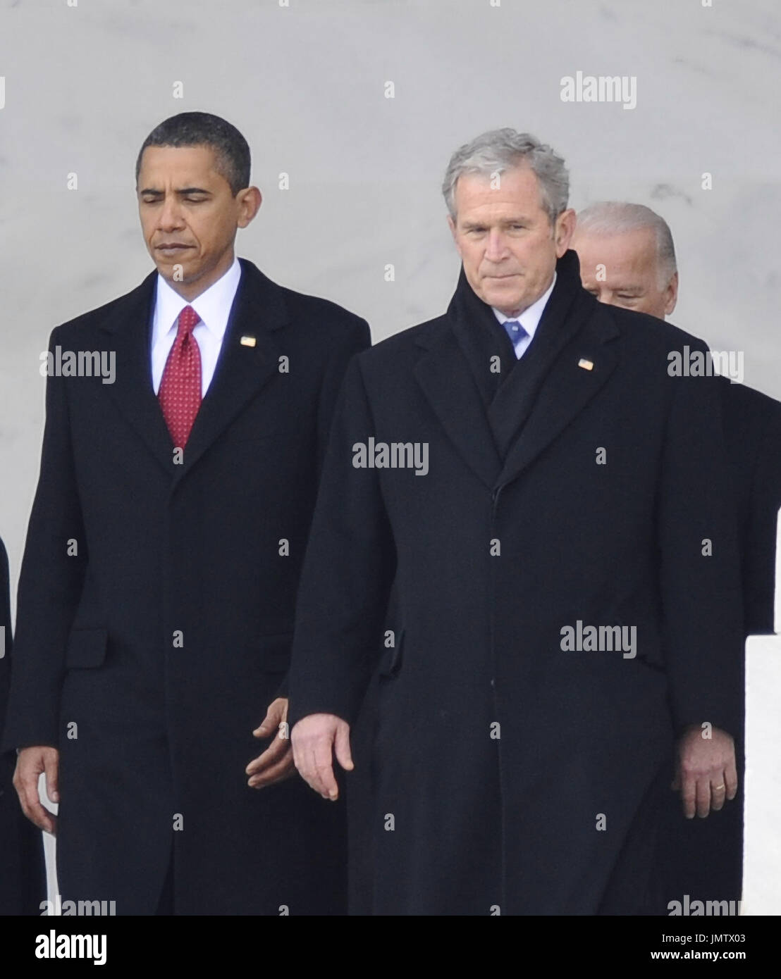Washington, DC - 20. Januar 2009--Former United States President George ...
