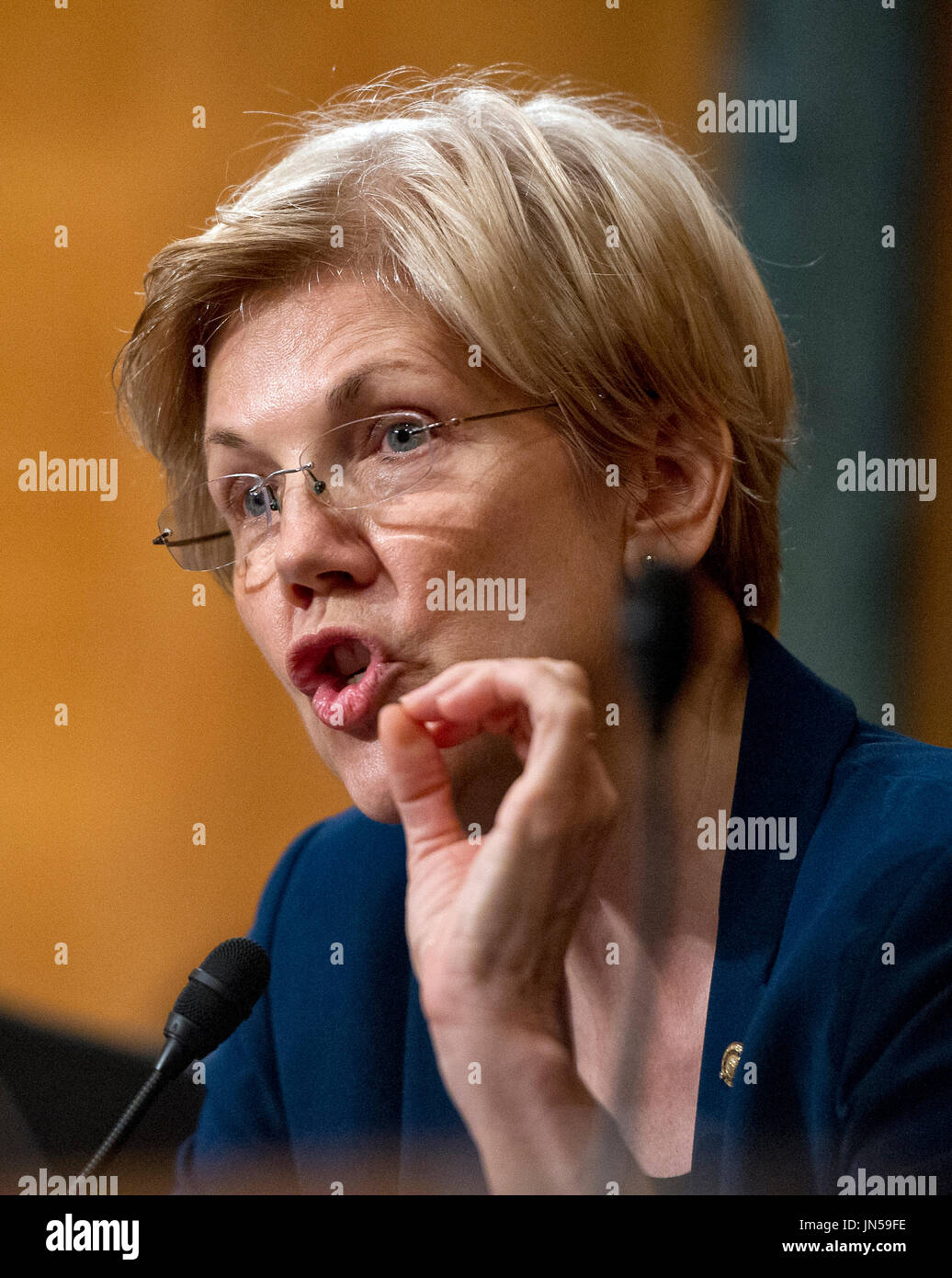 Vereinigte Staaten Senator Elizabeth Warren (Demokrat von Massachusetts ...