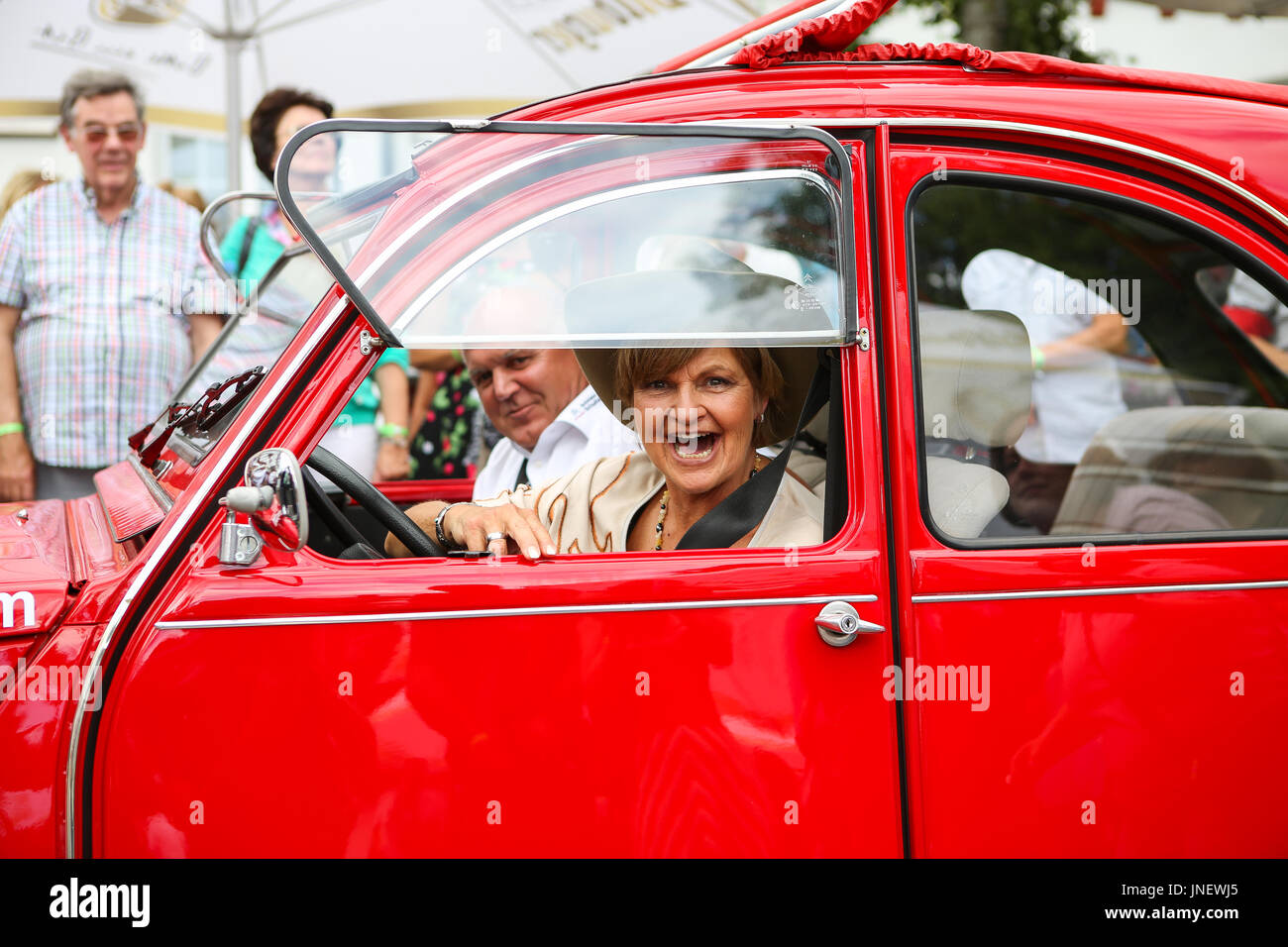 Wettenberg, Deutschland. Juli 2017. Frl. Menke trifft auf dem Golden ...