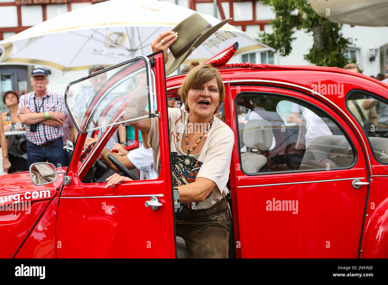 Wettenberg, Deutschland. Juli 2017. Frl. Menke trifft auf dem Golden ...