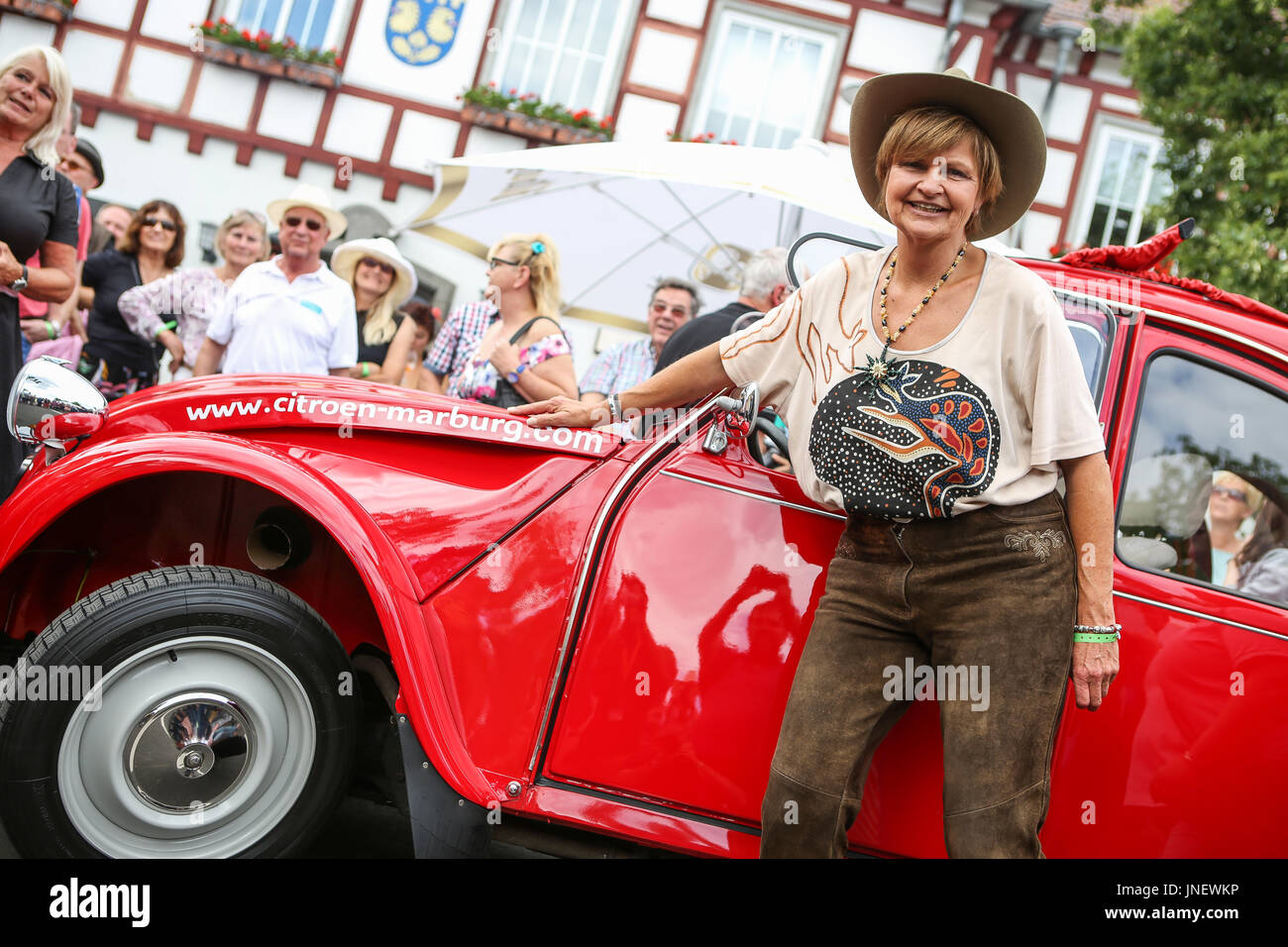 Wettenberg, Deutschland. Juli 2017. Frl. Menke trifft auf dem Golden ...