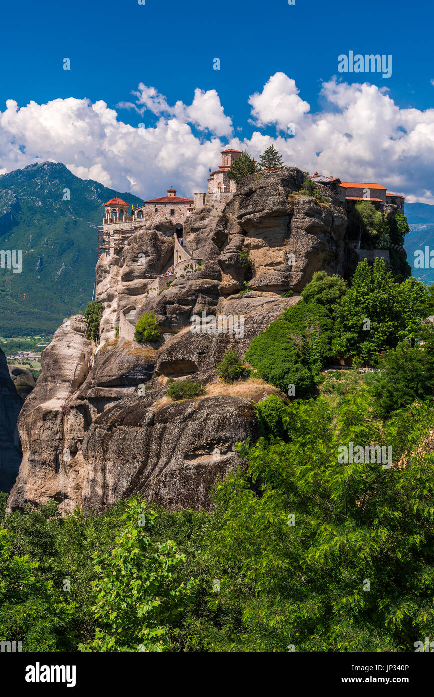 Kloster Moni Varlaam, Meteora, Thessalien, Griechenland Stockfotografie ...
