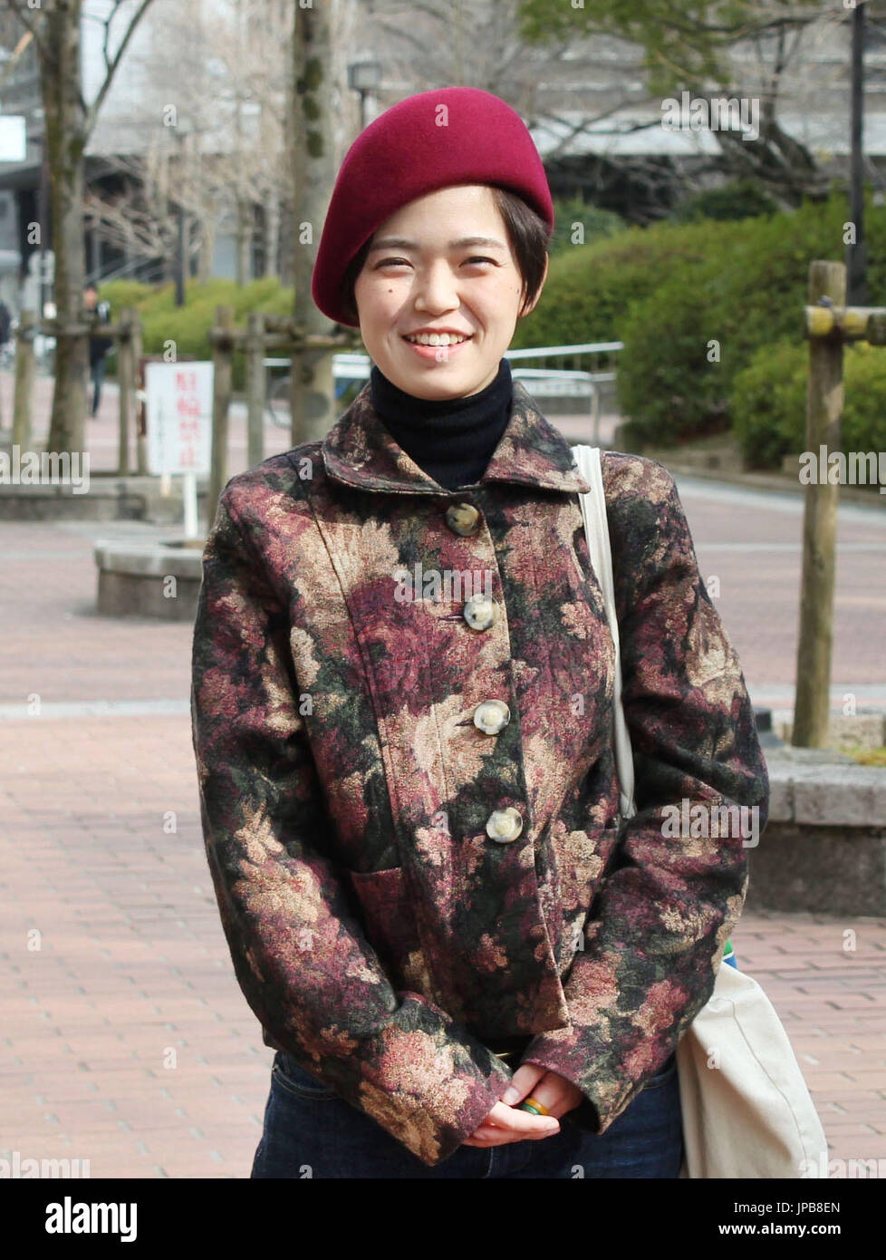 2. März 2016 an der Osaka Universität Kantō Foto zeigt Sakiko Fujiwara ...