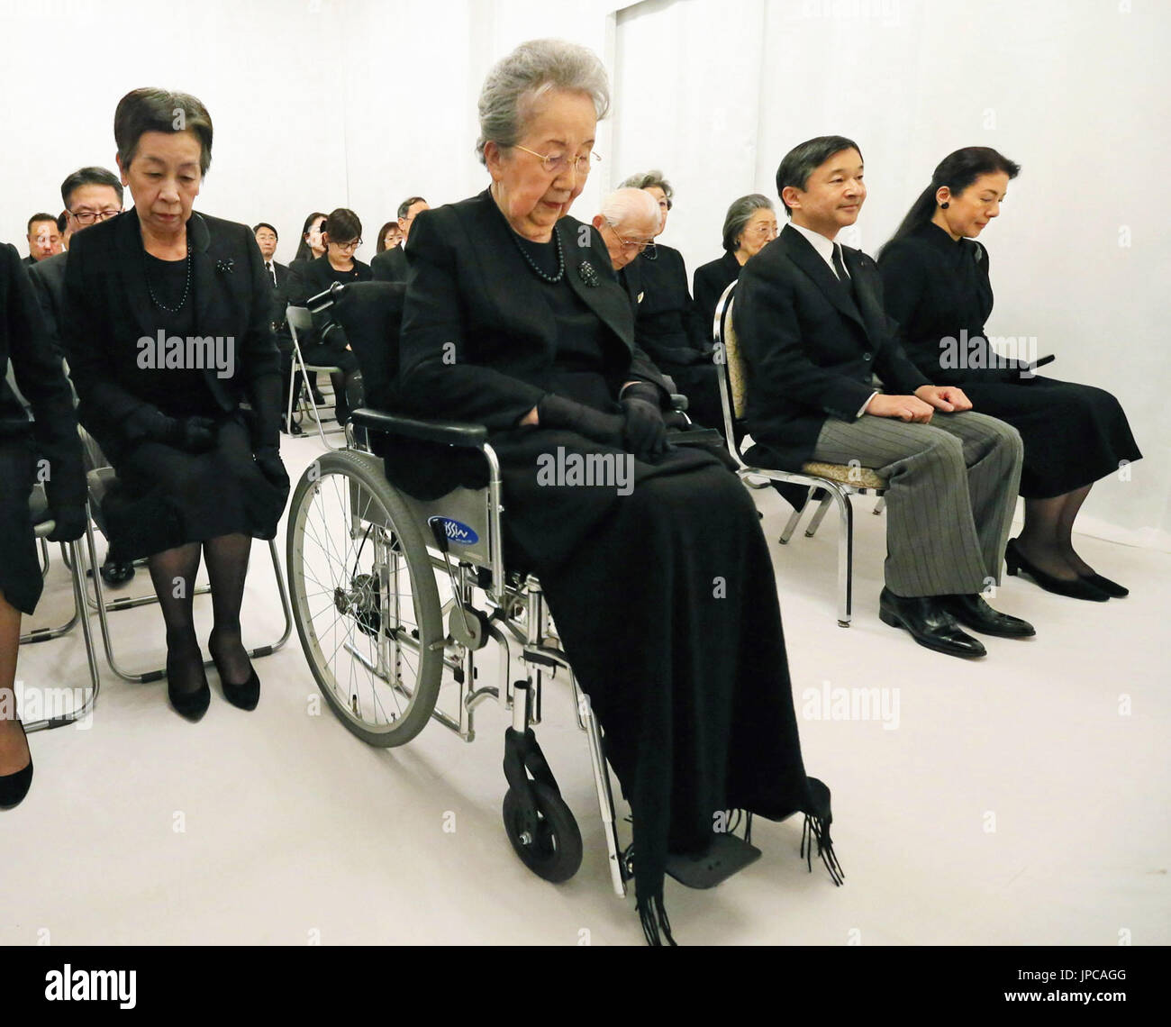 Prinzessin Yuriko, Ehefrau von der späten Prinz Mikasa sowie Kronprinz ...