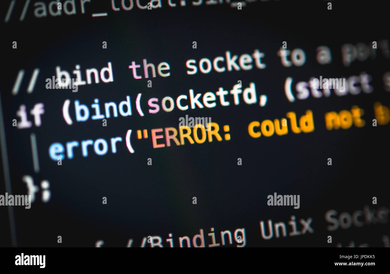Programming code -Fotos und -Bildmaterial in hoher Auflösung – Alamy