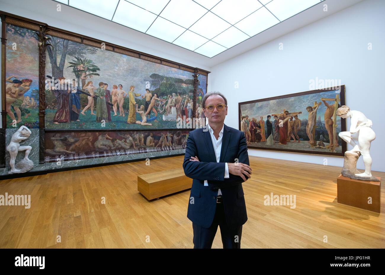 Leipzig, Deutschland. 2. August 2017. Alfred Weidinger, arbeitet der ...