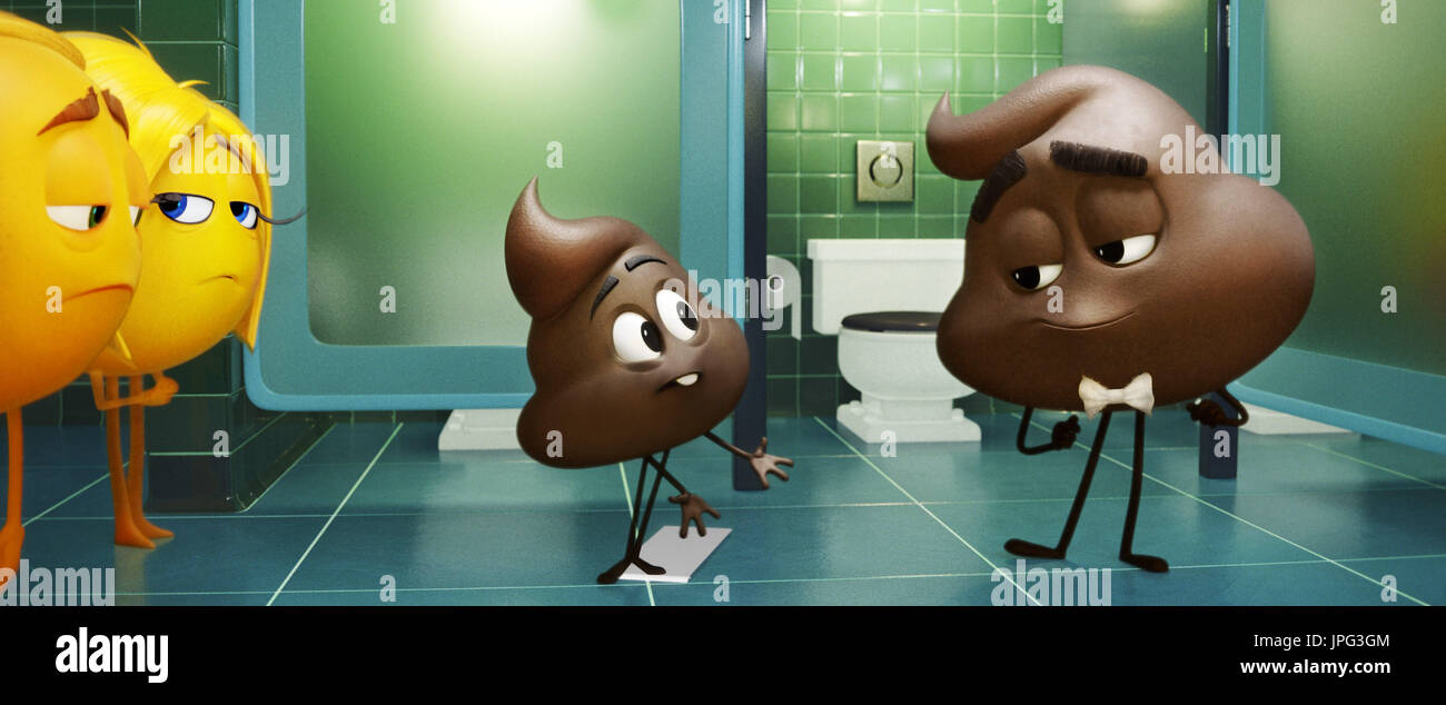 DIE EMOJI-Film, von links: Mel Meh (Stimme: Steven Wright), Mary Meh ...