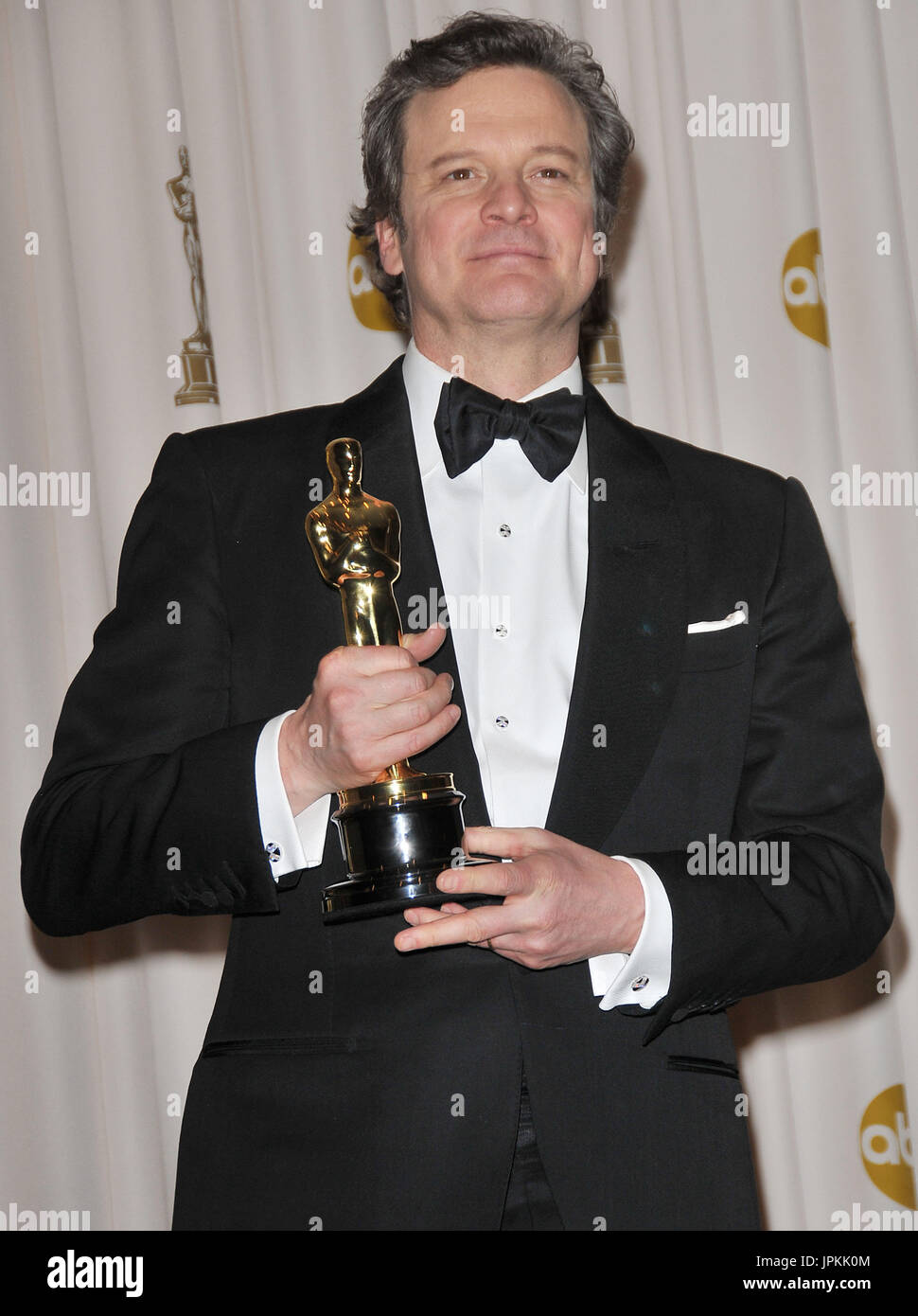 Colin Firth, mit seinen OSCAR für den besten Schauspieler in einem ...