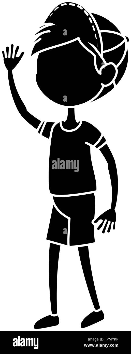 Cartoon junge Symbol Symbol Vektor Illustration Grafik-design Stock ...