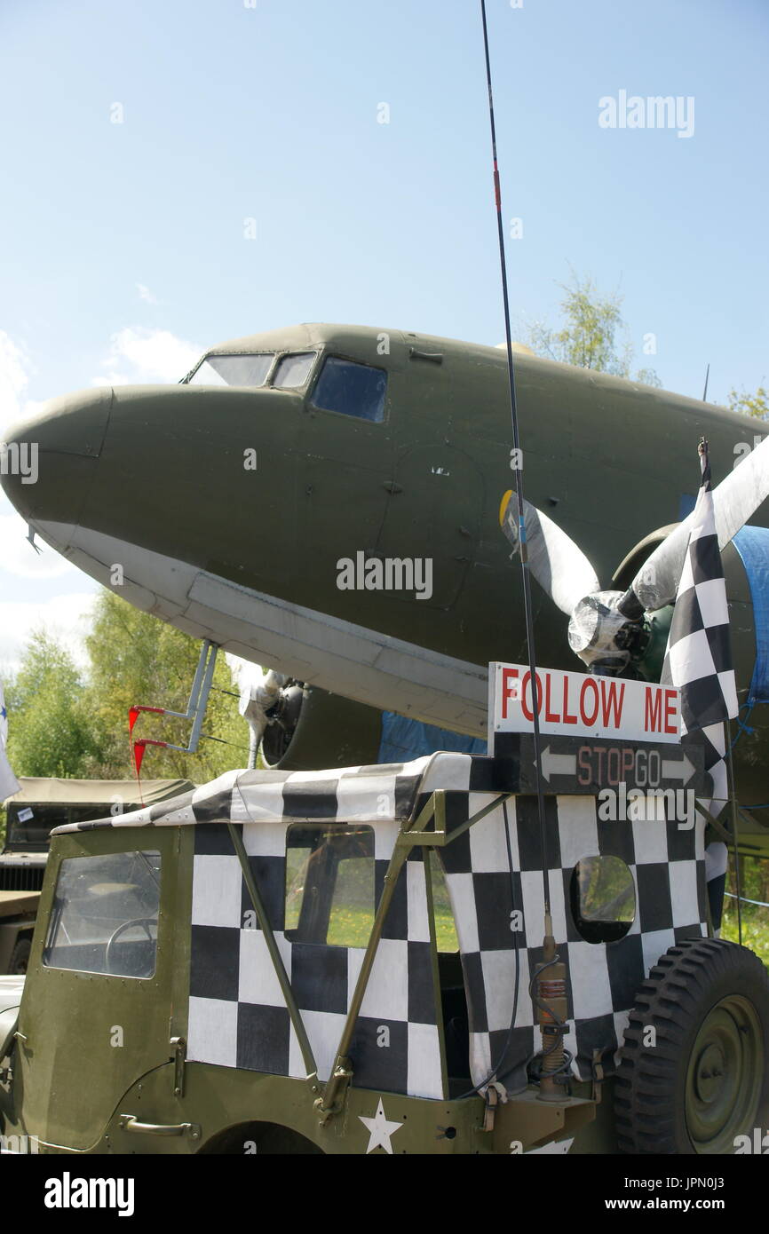 Zweiter Weltkrieg RAF Dakota c-47-Transportflugzeuge Stockfotografie ...