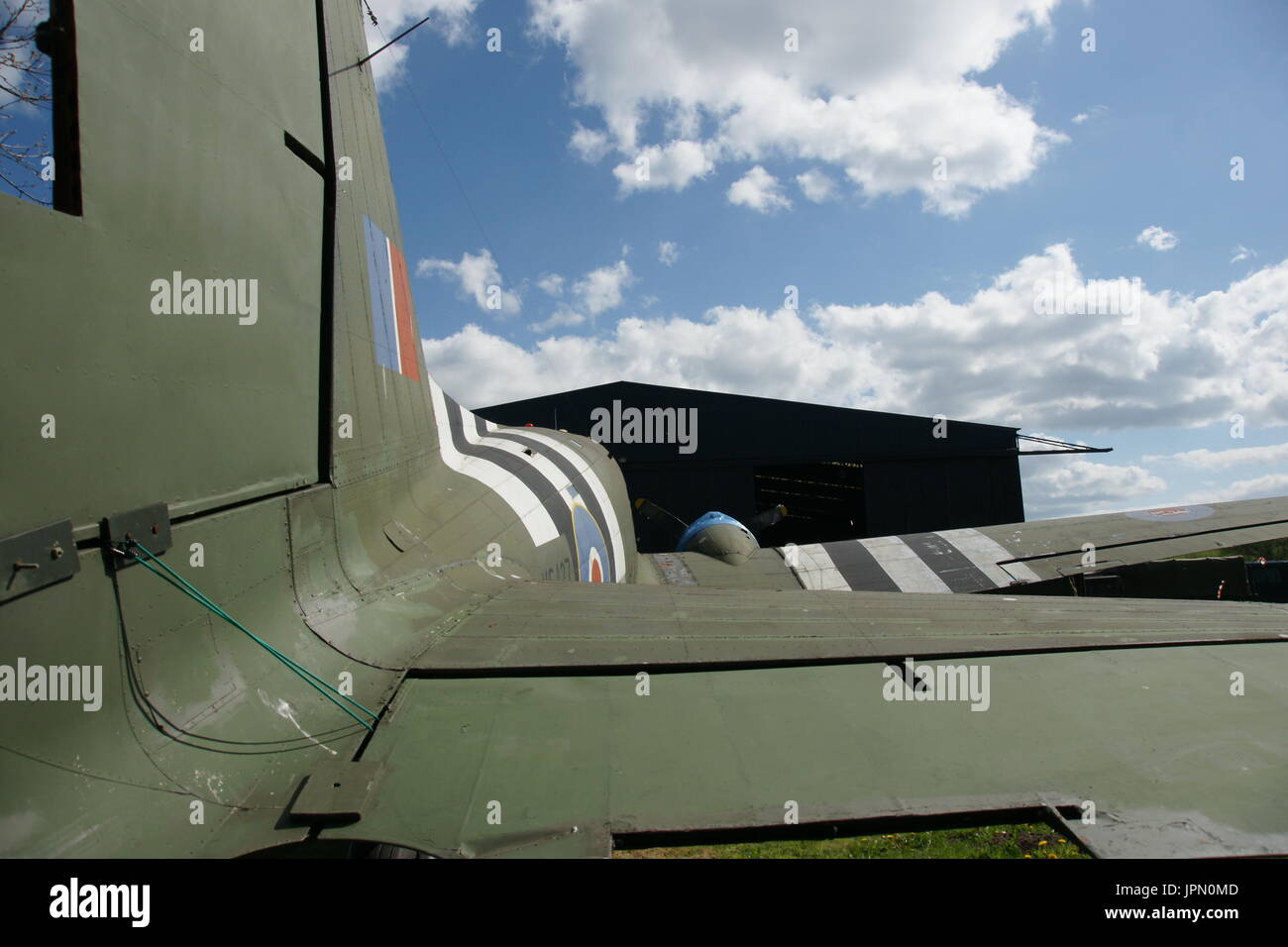 Zweiter Weltkrieg RAF Dakota c-47-Transportflugzeuge Stockfotografie ...