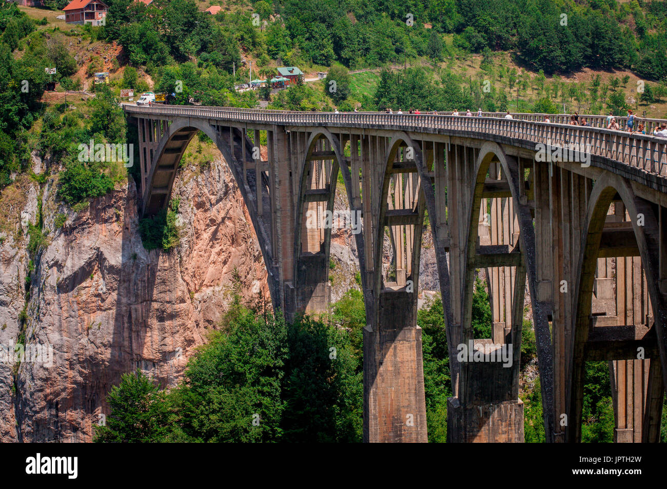 Tara Bridge Montenegro Stockfotos & Tara Bridge Montenegro Bilder ...