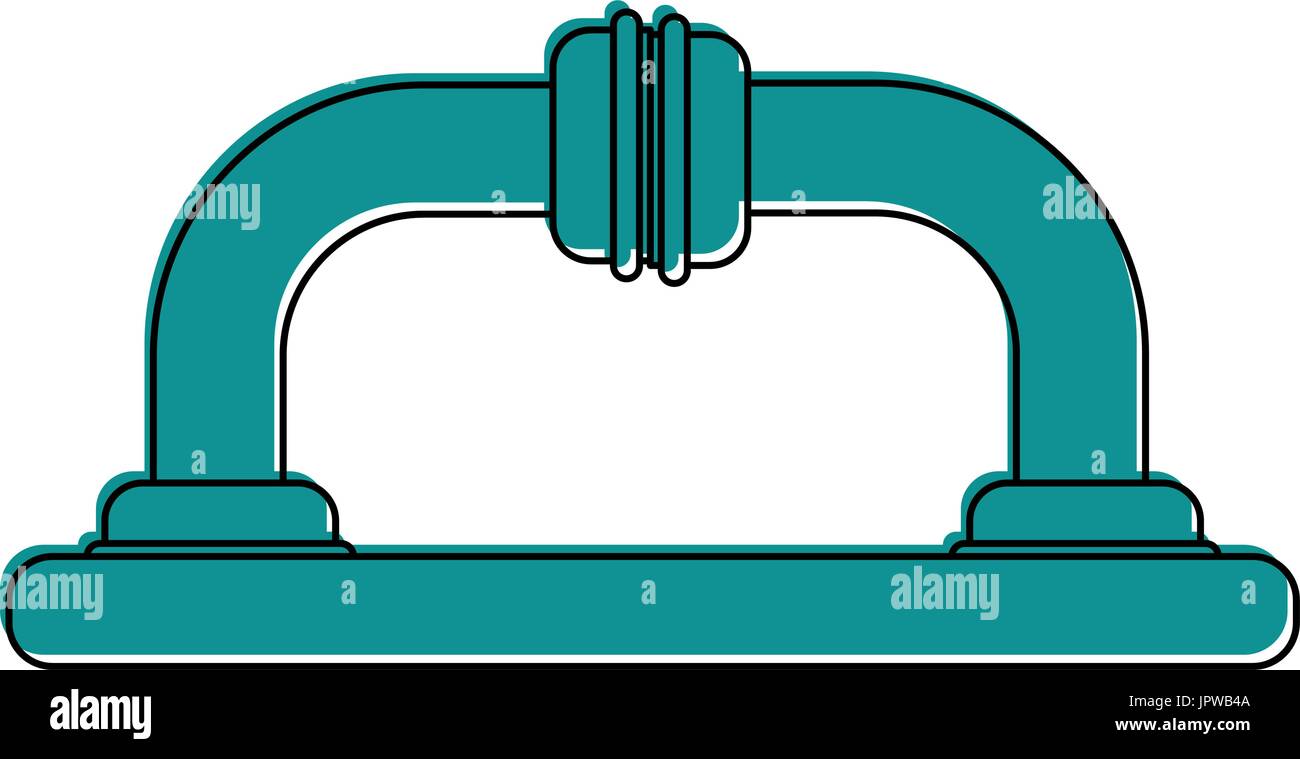 Rohr oder Abfluss Symbolbild Stock-Vektorgrafik - Alamy