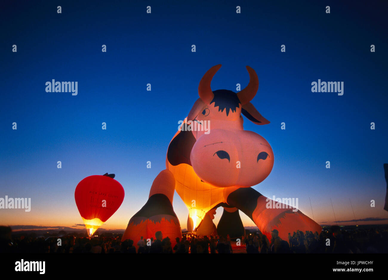 Creamland kuh ballon -Fotos und -Bildmaterial in hoher Auflösung – Alamy