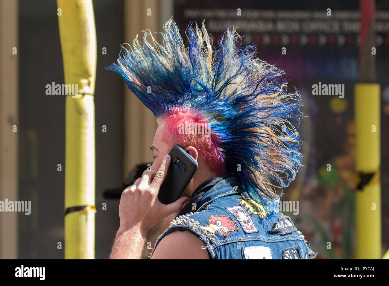 Blackpool punk mohawk -Fotos und -Bildmaterial in hoher Auflösung – Alamy